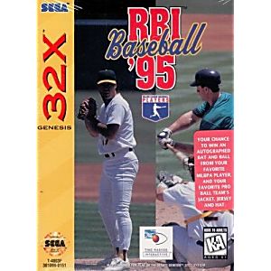 R.B.I. BASEBALL 95 Sega Genesis 32X Game