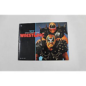 Manual - Wcw World Championship Wrestling - Nes Nintendo