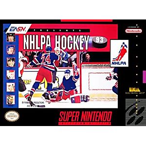 NHLPA Hockey SNES Super Nintendo