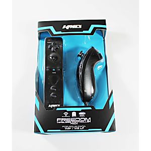 Wii or Wii U Wireless Nunchuk and Remote - Black