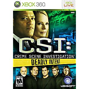 CSI Crime Scene Investigation Deadly Intent Xbox 360 Game