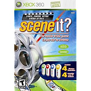 X360 Scene It? Lights, Camera, Action with Buzzers Xbox 360 Game