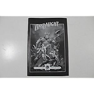 Manual - Onslaught - Sega Genesis