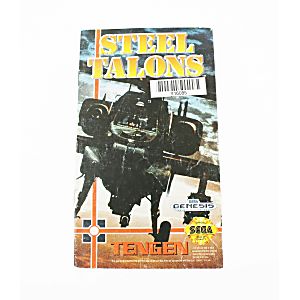 Manual - Steel Talons - Sega Genesis
