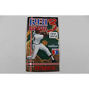 Manual - Rbi Baseball 3 - Sega Genesis