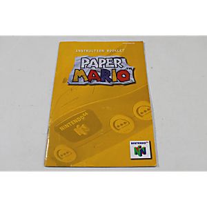 Manual - Paper Mario - Rare Classic Nintendo N64