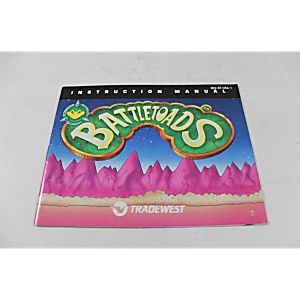 Manual - Battletoads - Rare Nes Nintendo Great Battle Toads