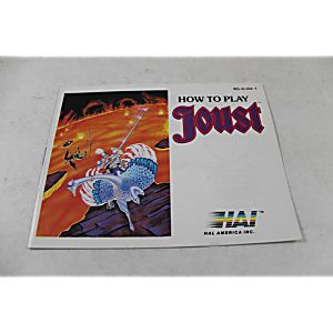 Manual - Joust - Classic Fun Nes Nintendo