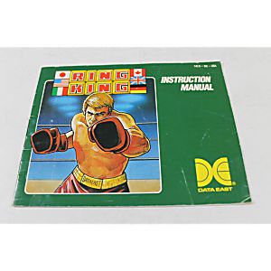 Manual - Ring King Boxing - Nes Nintendo