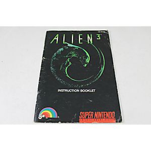 Manual - Alien 3 - Snes Super Nintendo
