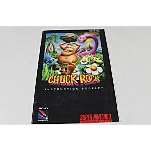 Manual - Chuck Rock - Fun Snes Super Nintendo