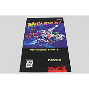 Manual - Mega Man X2 X 2 - Rare Snes Super Nintendo