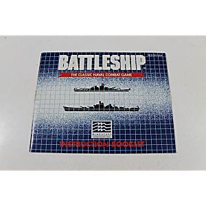 Manual - Battleship - Rare Nes Nintendo