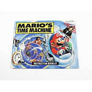 Manual - Mario's Time Machine - Ultra Rare Nes Nintendo