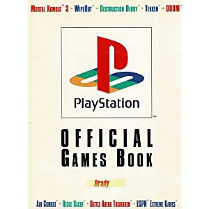 Playstation Official Games Book Strategy Guide-Brady Games