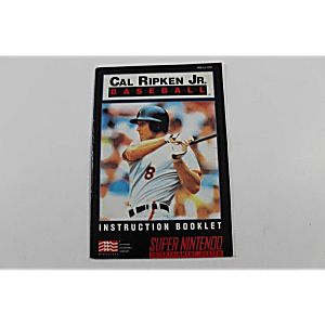 Manual - Cal Ripken Jr. Baseball - Snes Super Nintendo